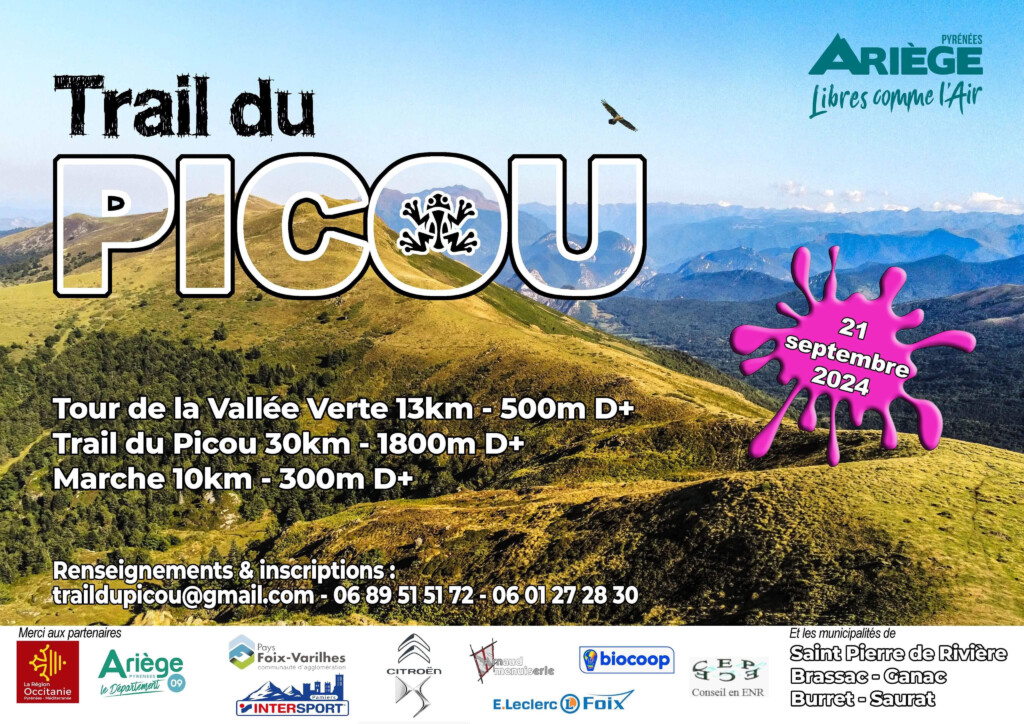 TRAIL DU PICOU le 21 septembre - Commune de Saint-Pierre-de-Rivière